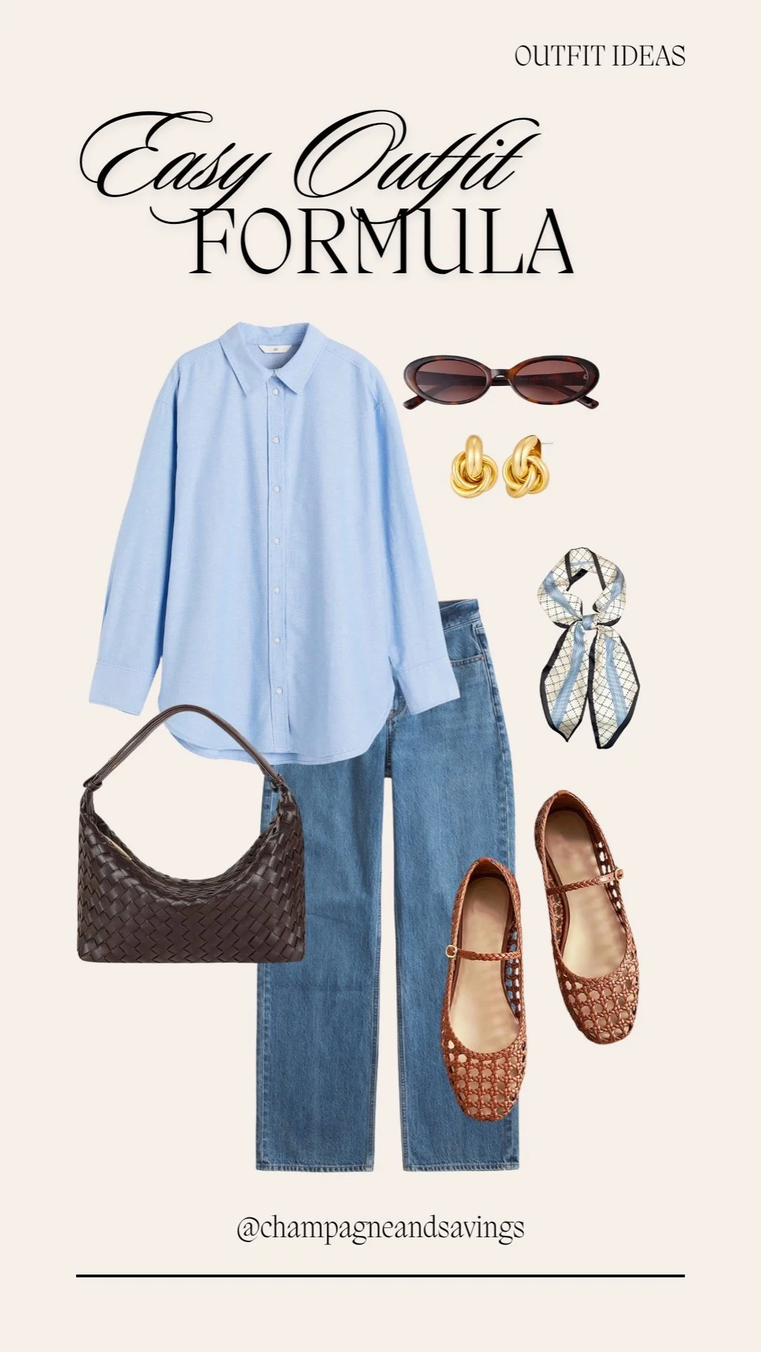 9 Easy Outfit Formulas With Items You Probably Already Own! — Champagne ...