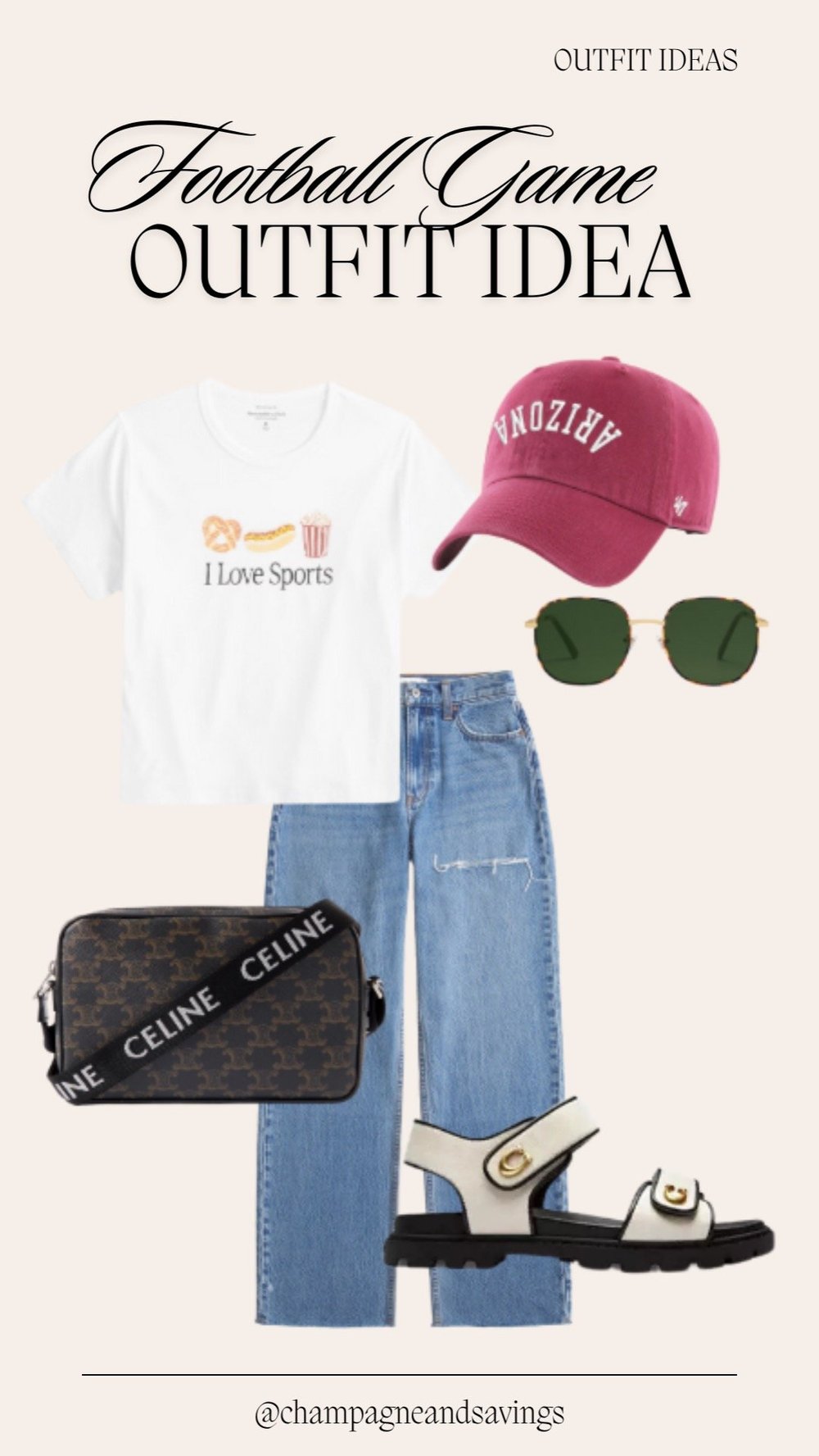 10 Football Game Outfit Ideas for Kickoff to Playoffs — Champagne & Savings