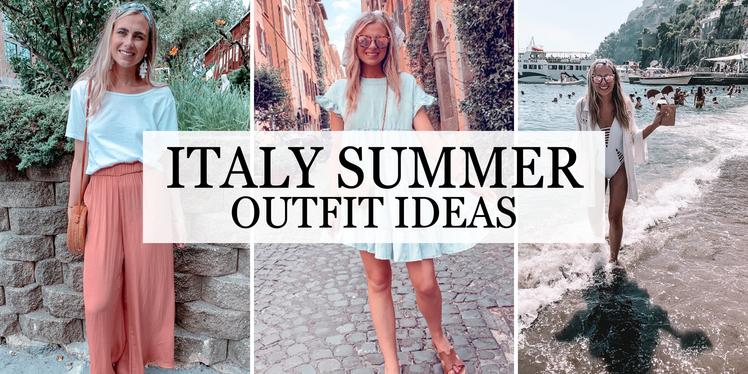 Over 30 Chic Outfit Ideas To Pack for Italy This Summer — Champagne ...