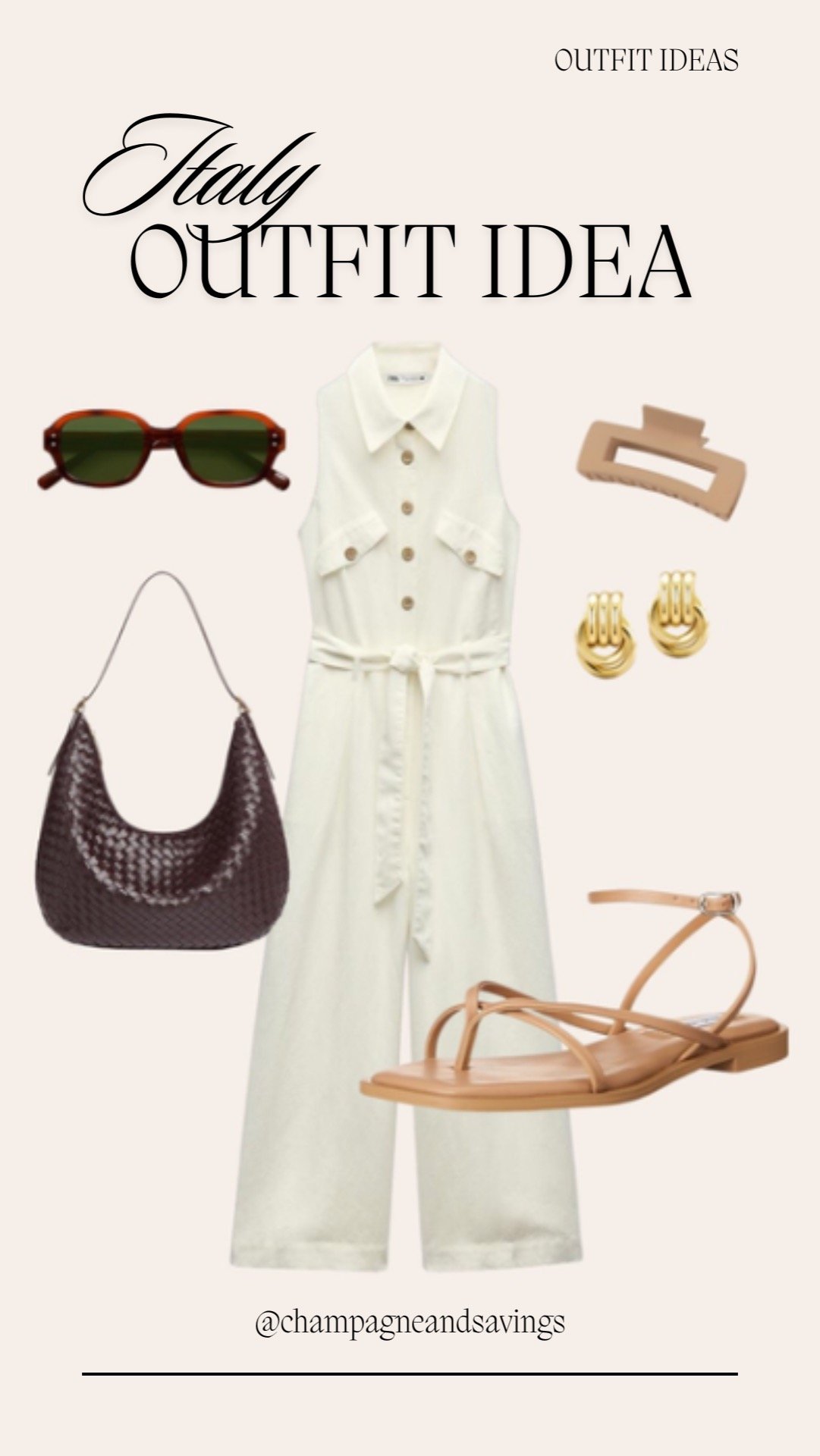 Over 30 Chic Outfit Ideas To Pack for Italy This Summer — Champagne ...