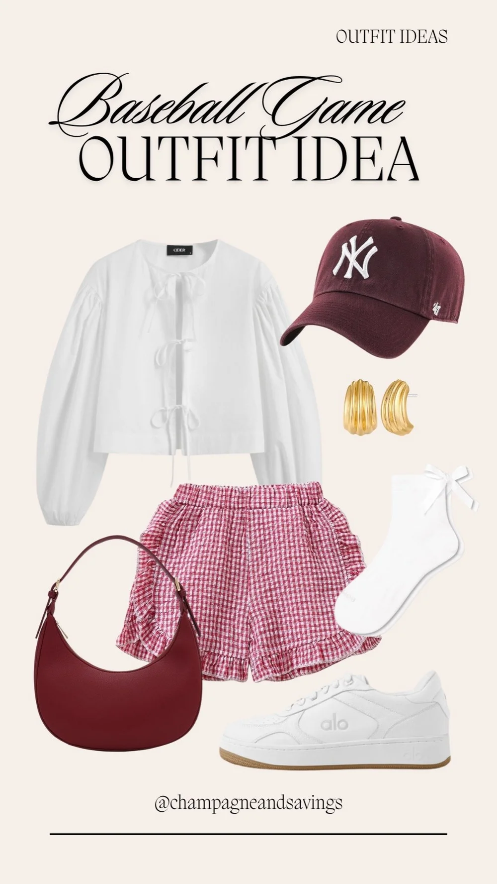 12 Stylish AF Baseball Game Outfit Ideas to Wear ⚾️ — Champagne & Savings