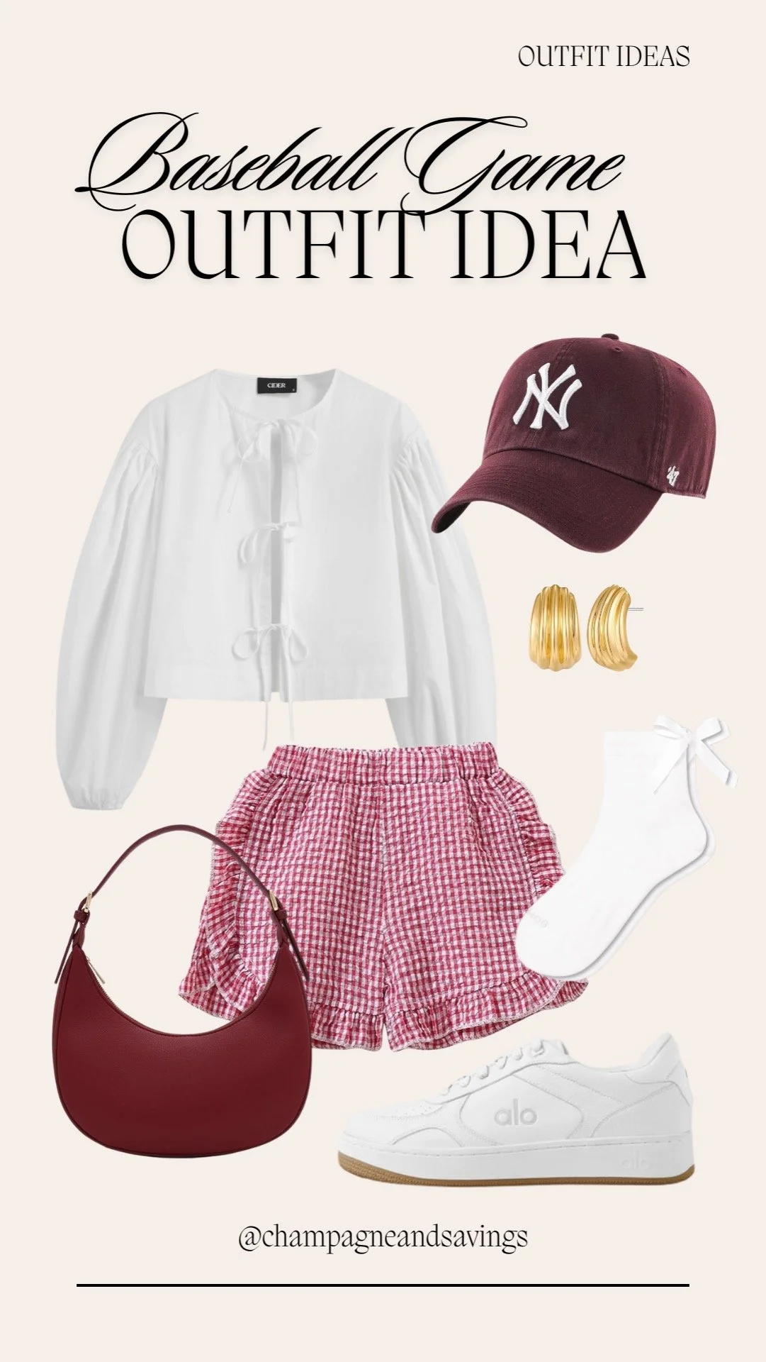 12 Stylish AF Baseball Game Outfit Ideas to Wear ⚾️ — Champagne & Savings