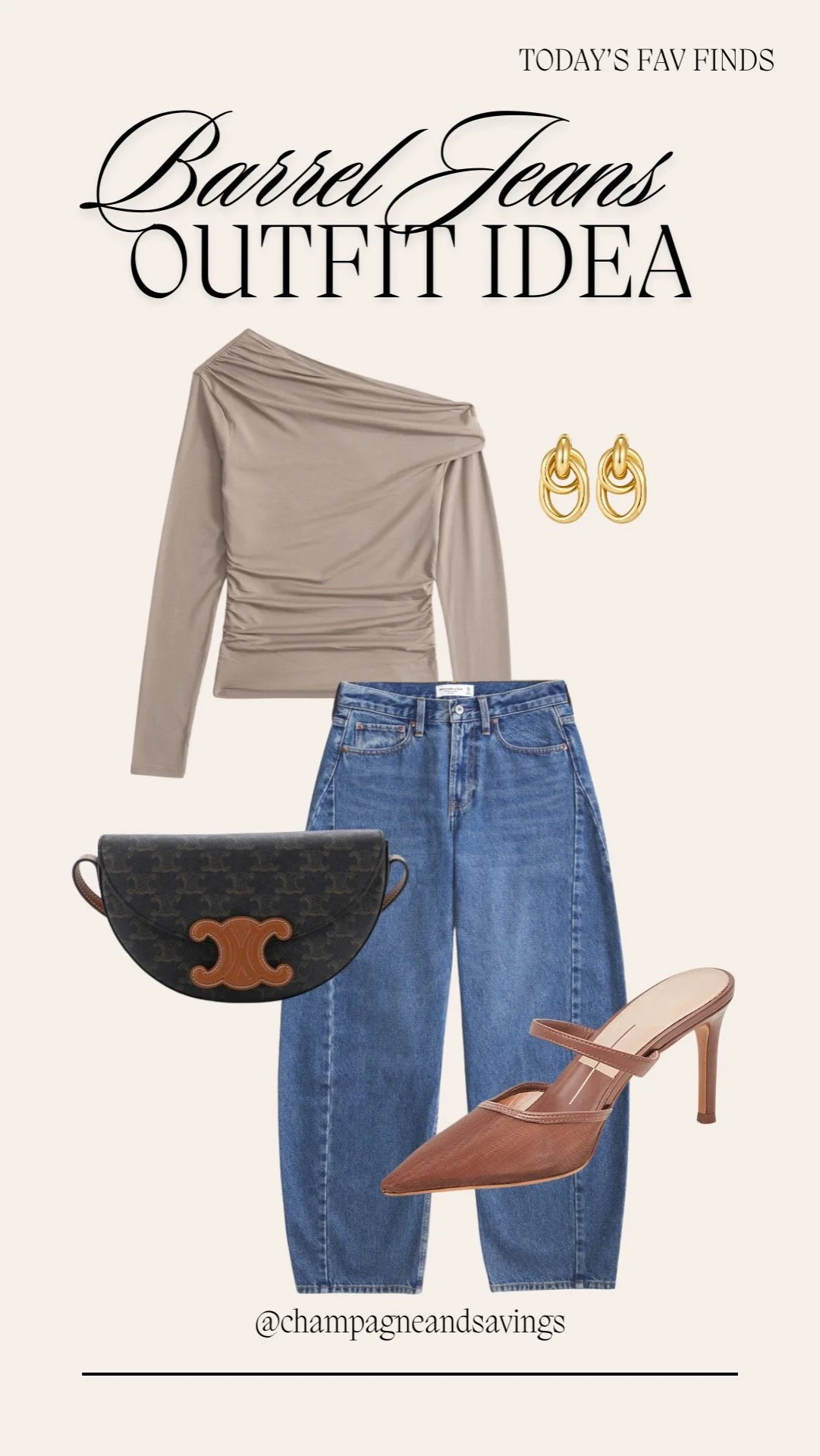11 Stylish Barrel Jeans Outfits You'll Actually Wear — Champagne & Savings