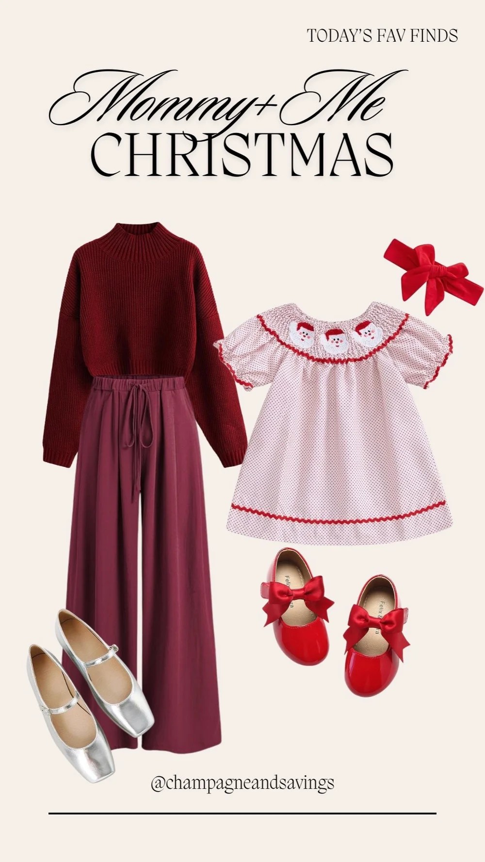 10 Insanely Cute Mommy & Me Matching Christmas Outfits — Champagne ...