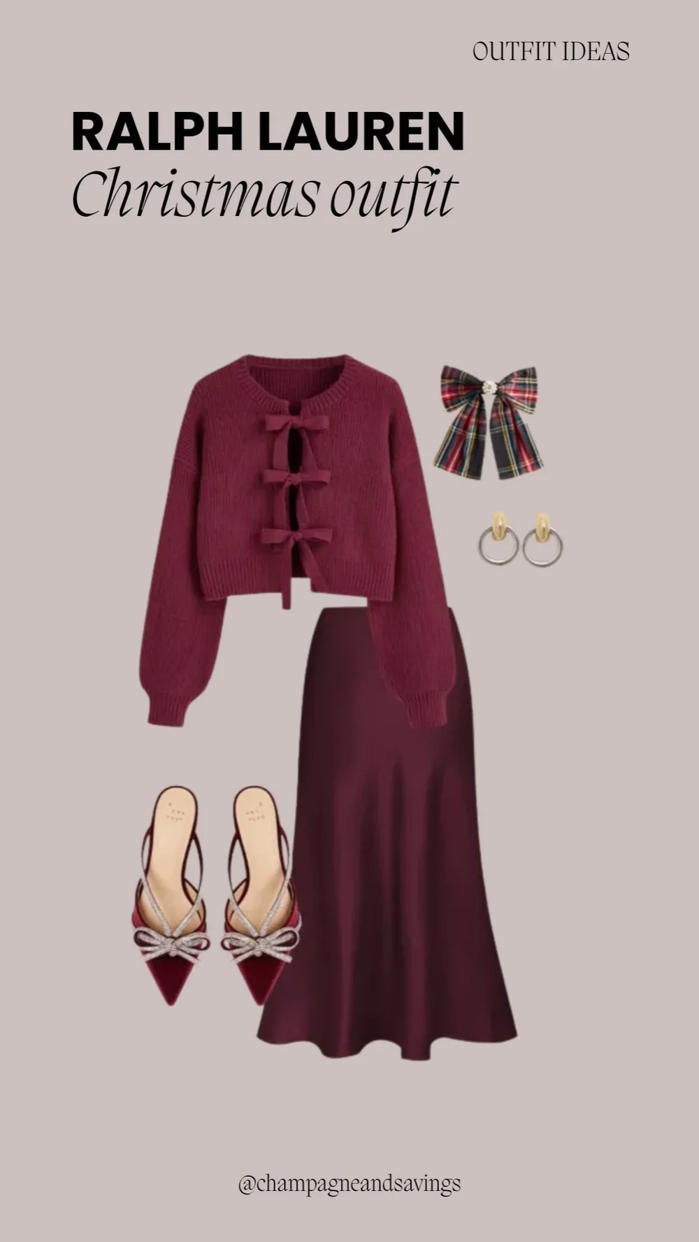 Super Classy Ralph Lauren Christmas Outfit Ideas — Champagne & Savings