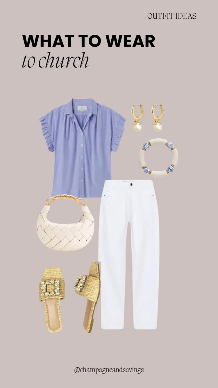 40+ Modest But Cute Church Outfit Ideas — Champagne & Savings