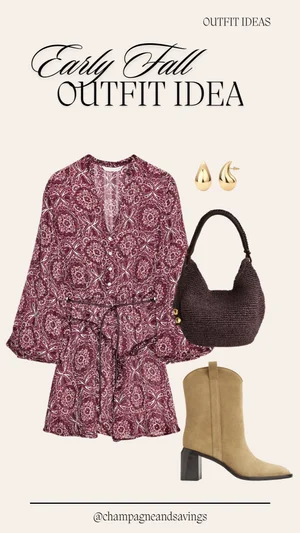 Warm Weather Fall Outfits For When It's Still Hot Out — Champagne & Savings