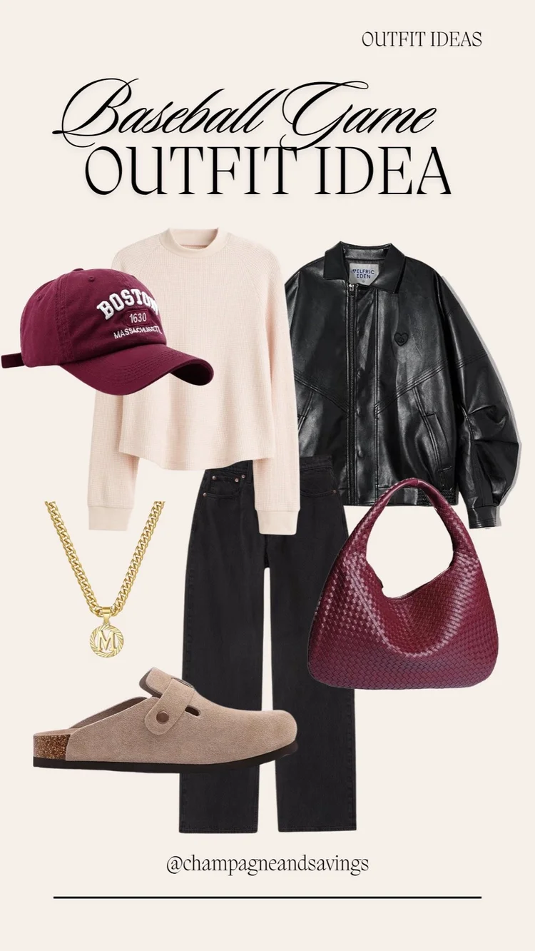 12 Stylish AF Baseball Game Outfit Ideas to Wear ⚾️ — Champagne & Savings