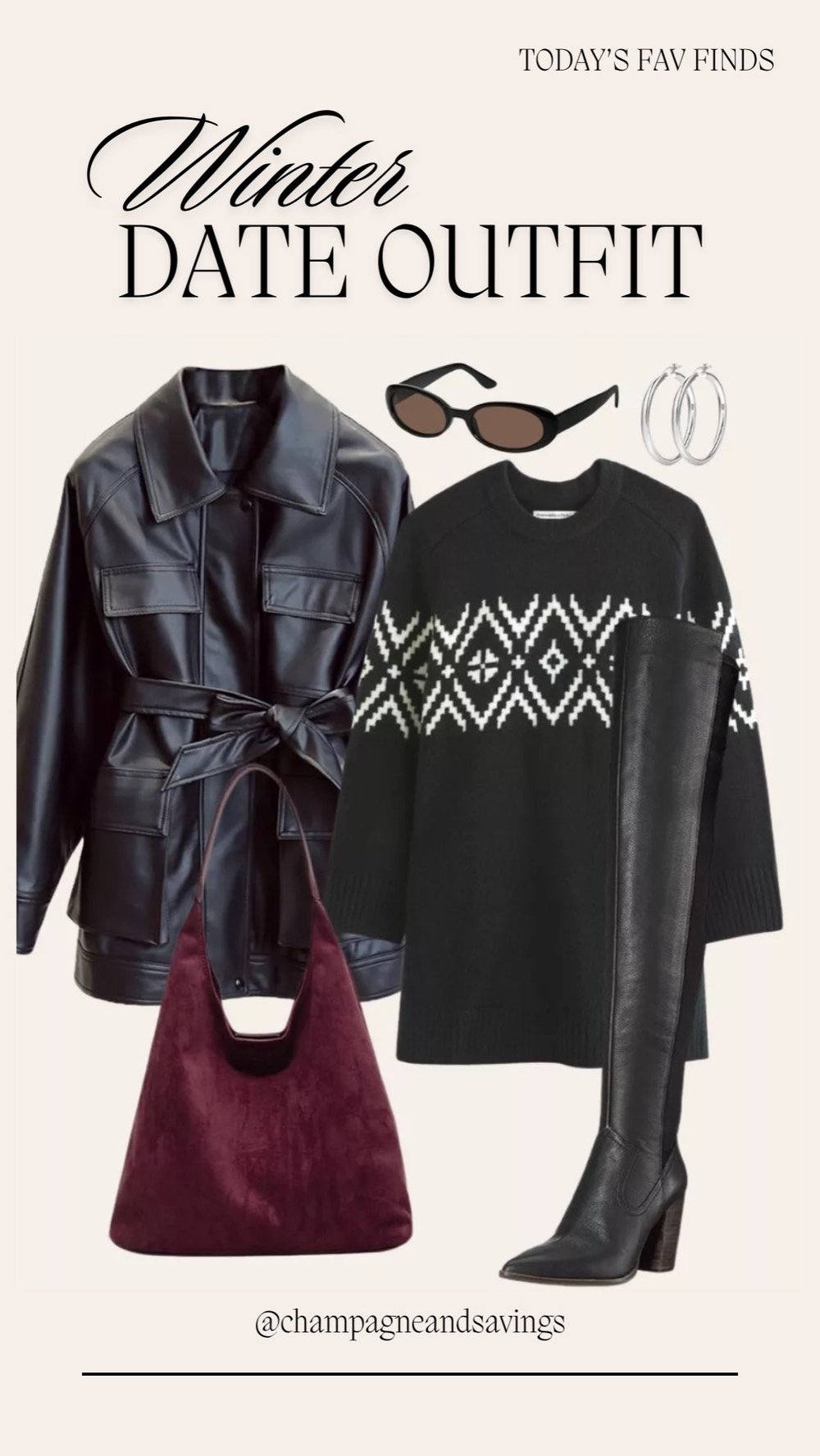 14 Chic Winter Date Night Outfits You'll Want to Copy — Champagne & Savings