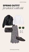 Cute Spring Outfits for When It’s Still Cold Out — Champagne & Savings