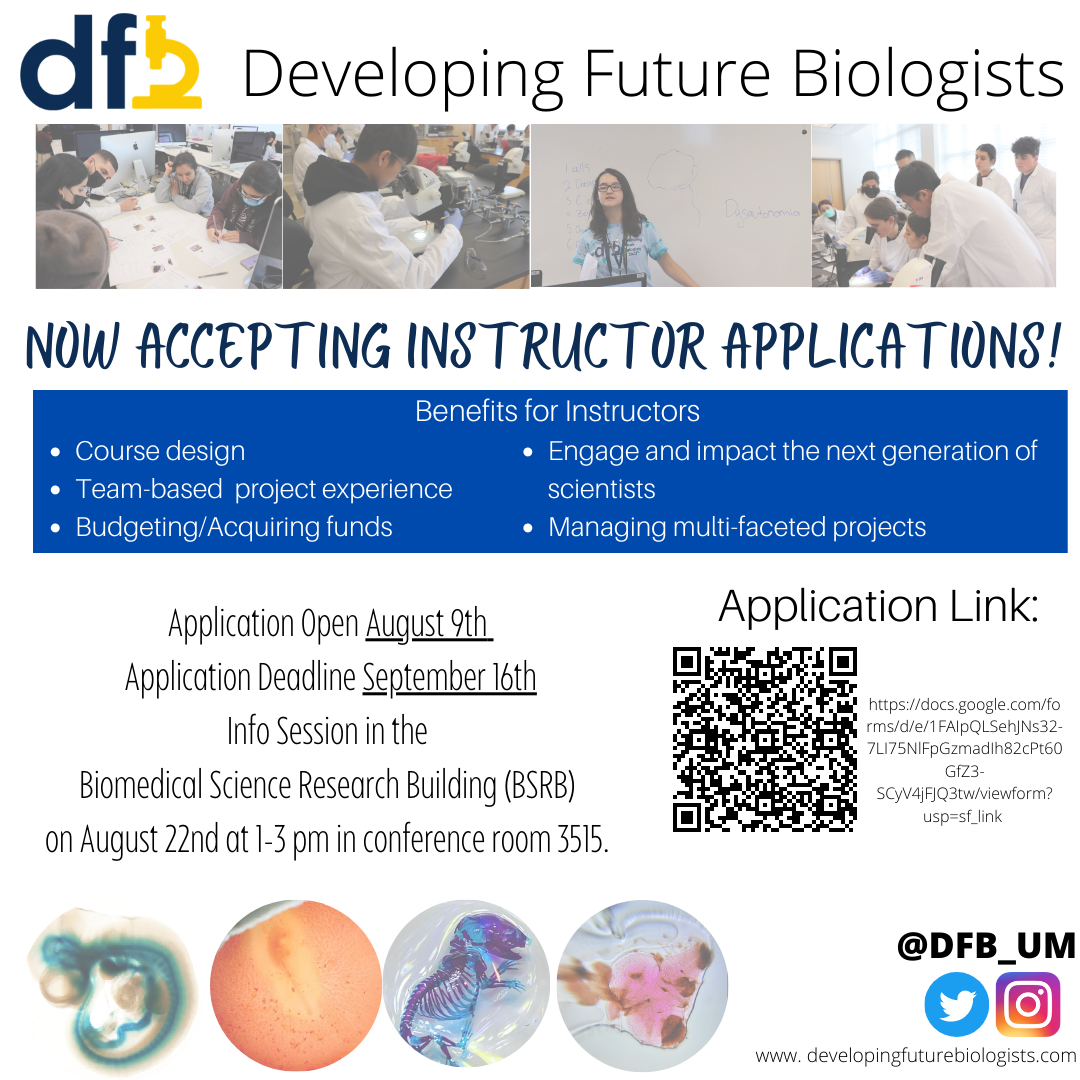 Developing Future Biologists