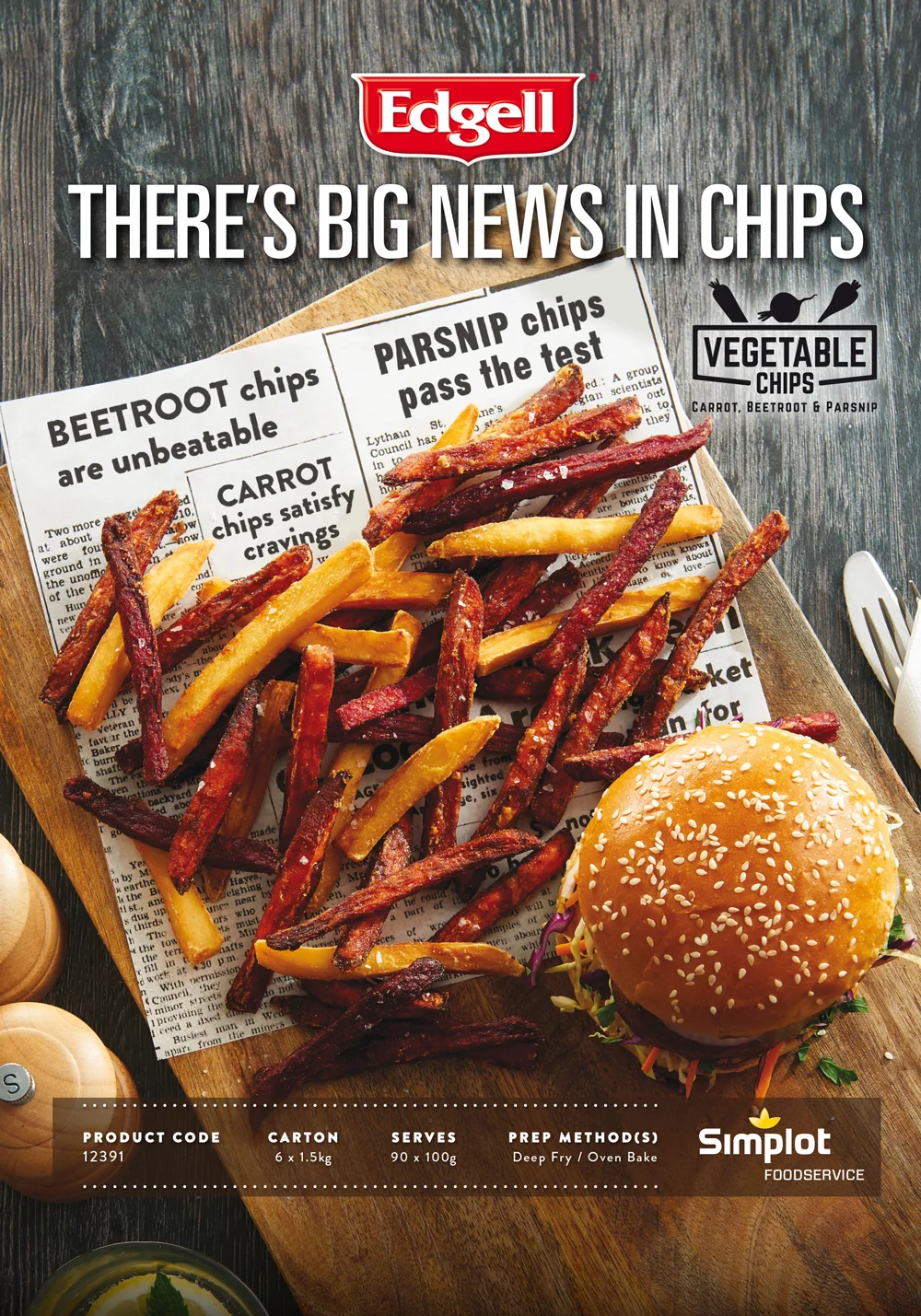 TGI Fridays and Sporting Globe introduce Edgell Vegetable Chips to the ...