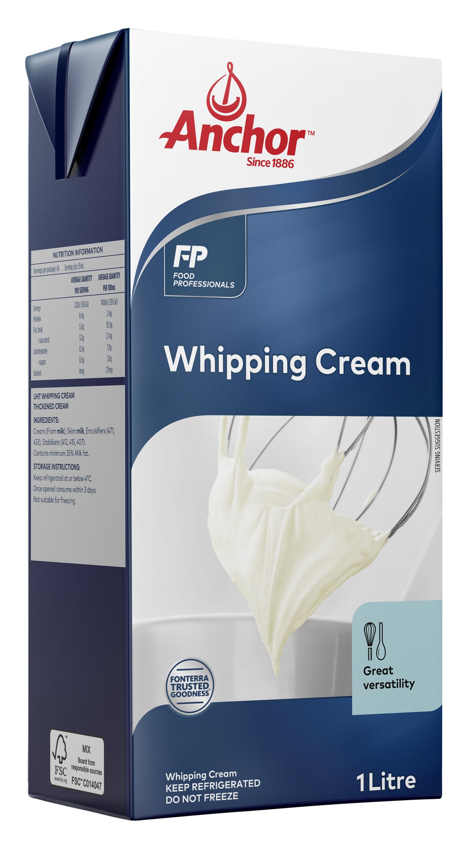 Anchor Whipping Cream — Foodservice REP | Food Service Trends ...
