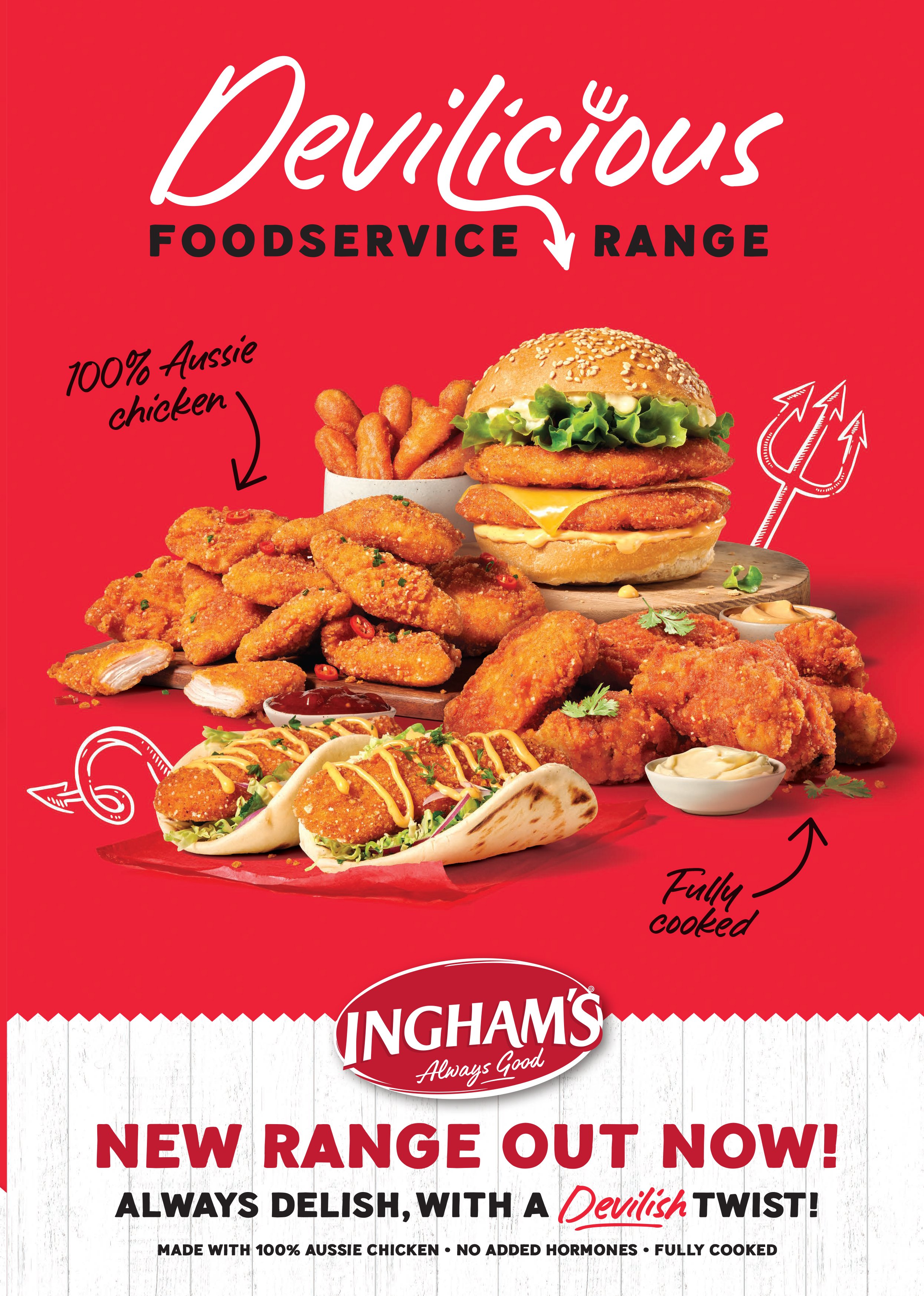 New Ingham’s Devil Chicken Tenders are latest addition to ‘Devilicious ...