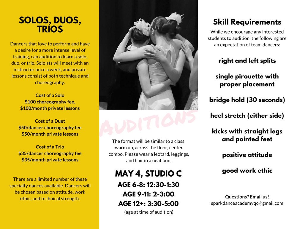 Competitive Dance Performing Teams — Spark Dance Academy —Dance Studio ...