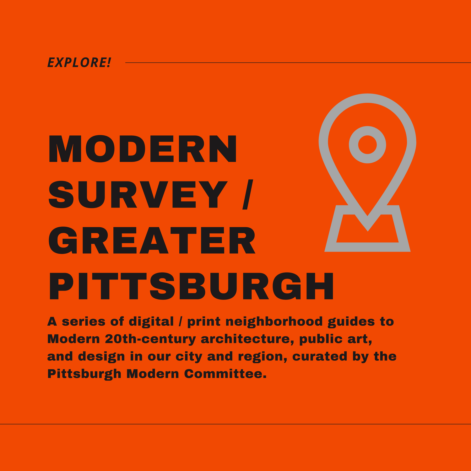 MODERN SURVEY MAPS — Pittsburgh Modern Committee