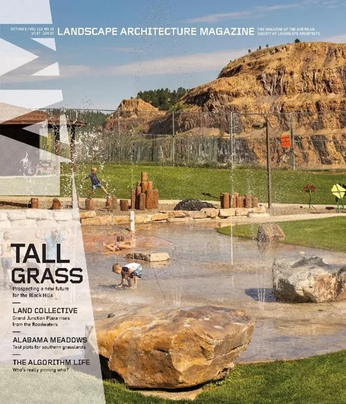 COVER OF LANDSCAPE ARCHITECTURE MAGAZINE! WOW! — TALLGRASS