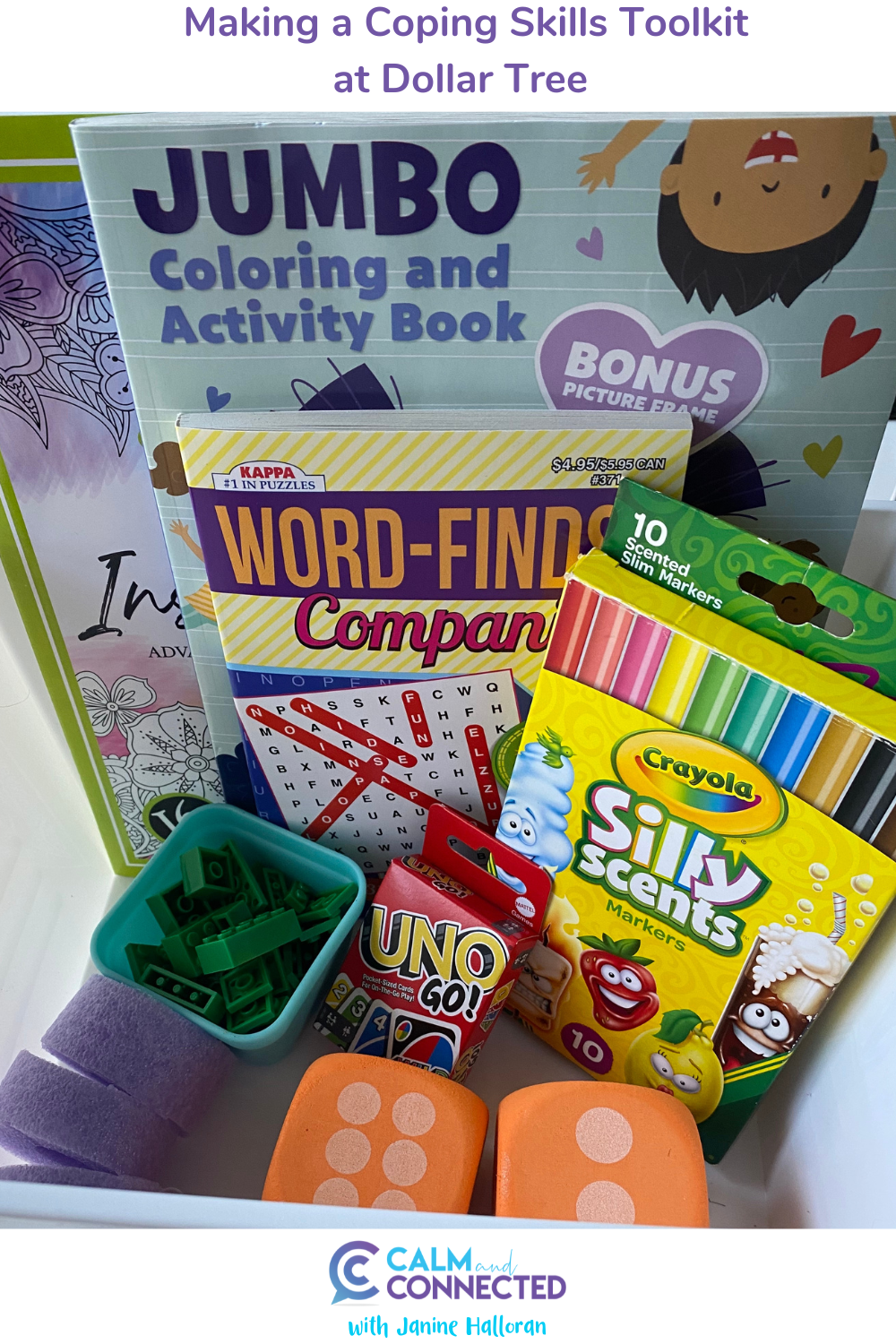 Making a Coping Skills Toolkit at Dollar Tree — Janine Halloran