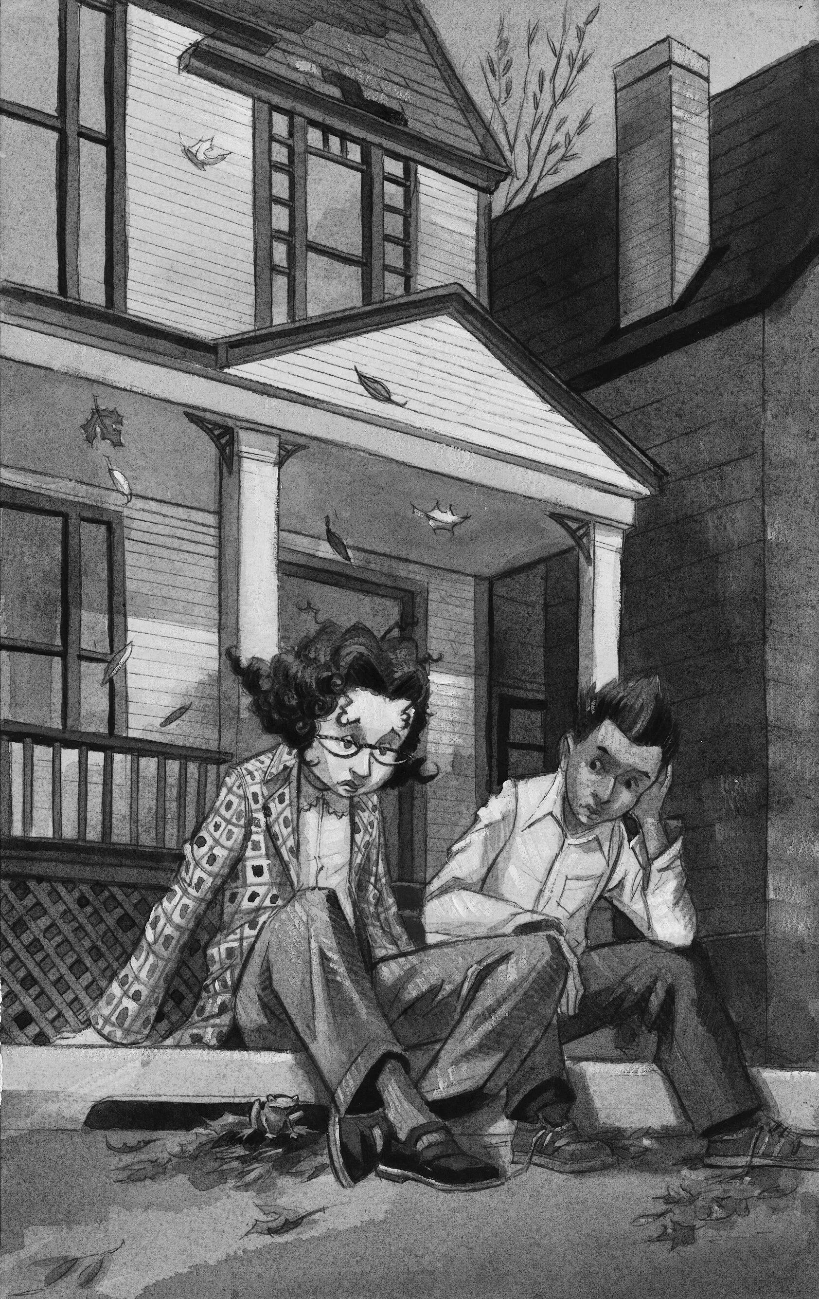 CHASING VERMEER — BRETT HELQUIST ILLUSTRATION