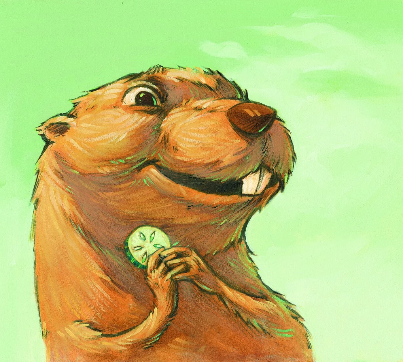 GROUNDHOG'S DAY OFF — BRETT HELQUIST ILLUSTRATION