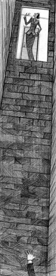 THE ERSATZ ELEVATOR — BRETT HELQUIST ILLUSTRATION