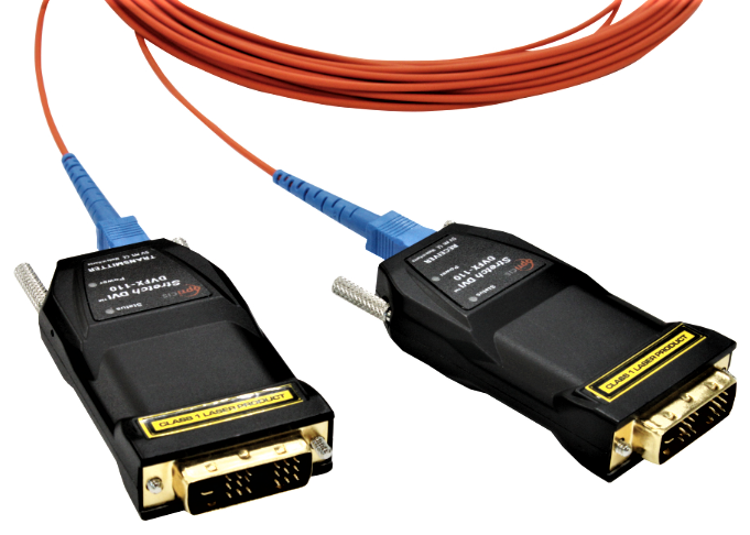 DVI Fiber Extenders & DVI Active Optical Cables — Opticis