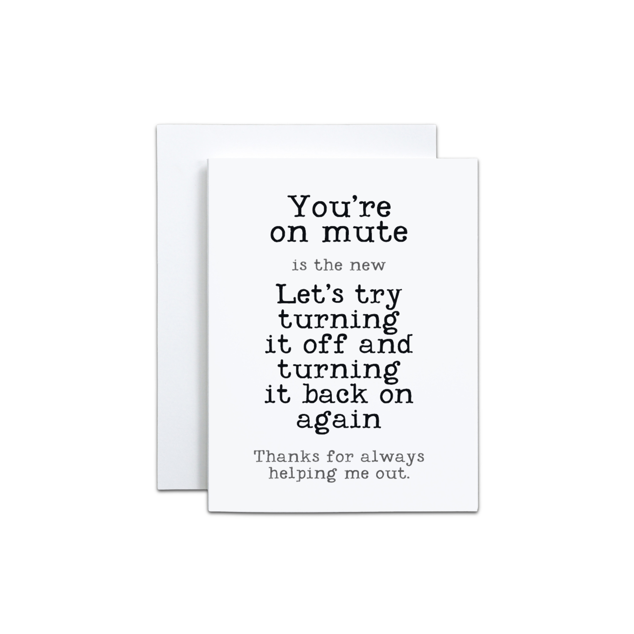 You're on Mute - Thank You — Federalisms™