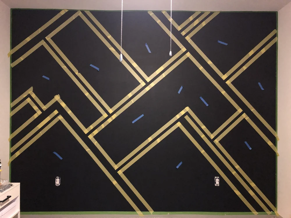 How To Paint A Matte/Gloss Accent Wall — Kayla Simone Home