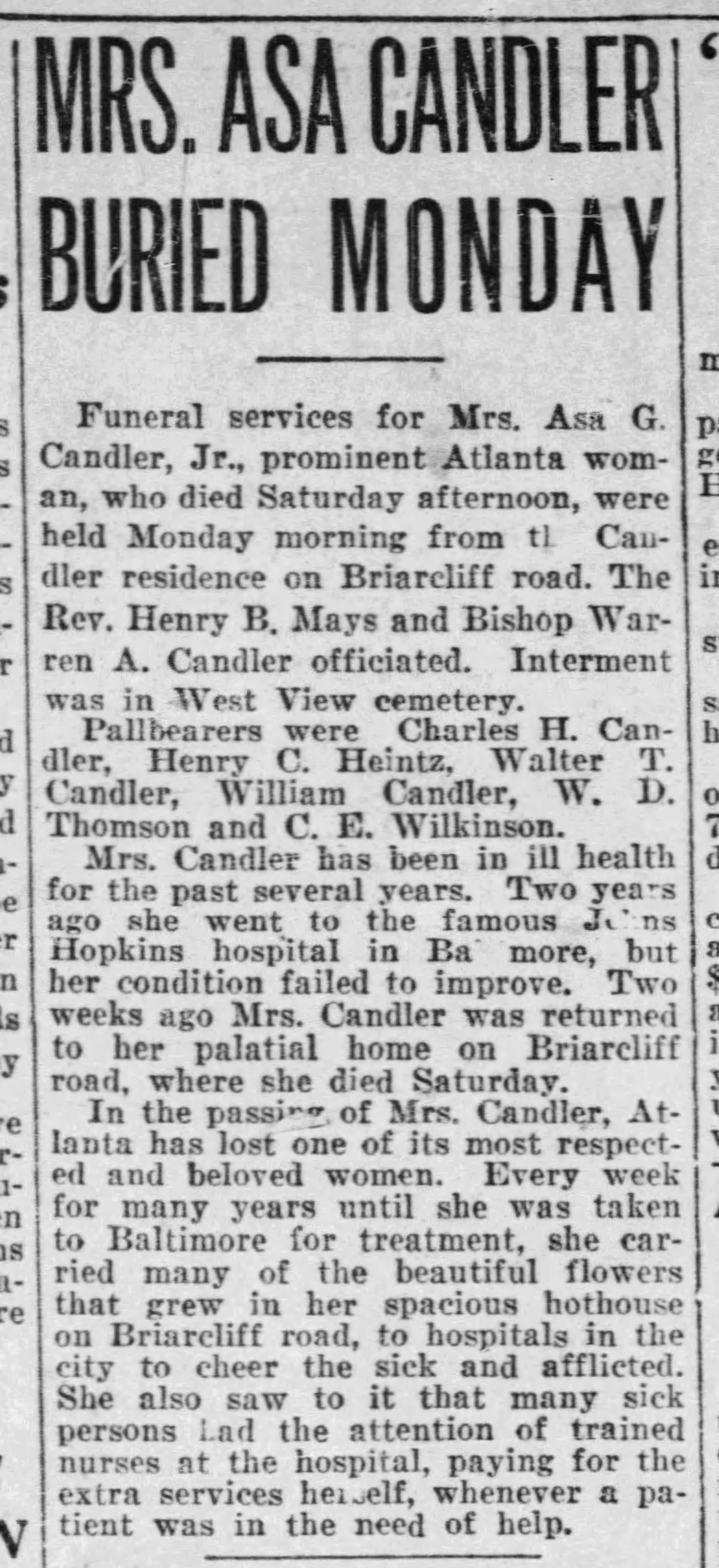 1920s The Briarcliff Mansion Years pt 1 — Asa's Briarcliff