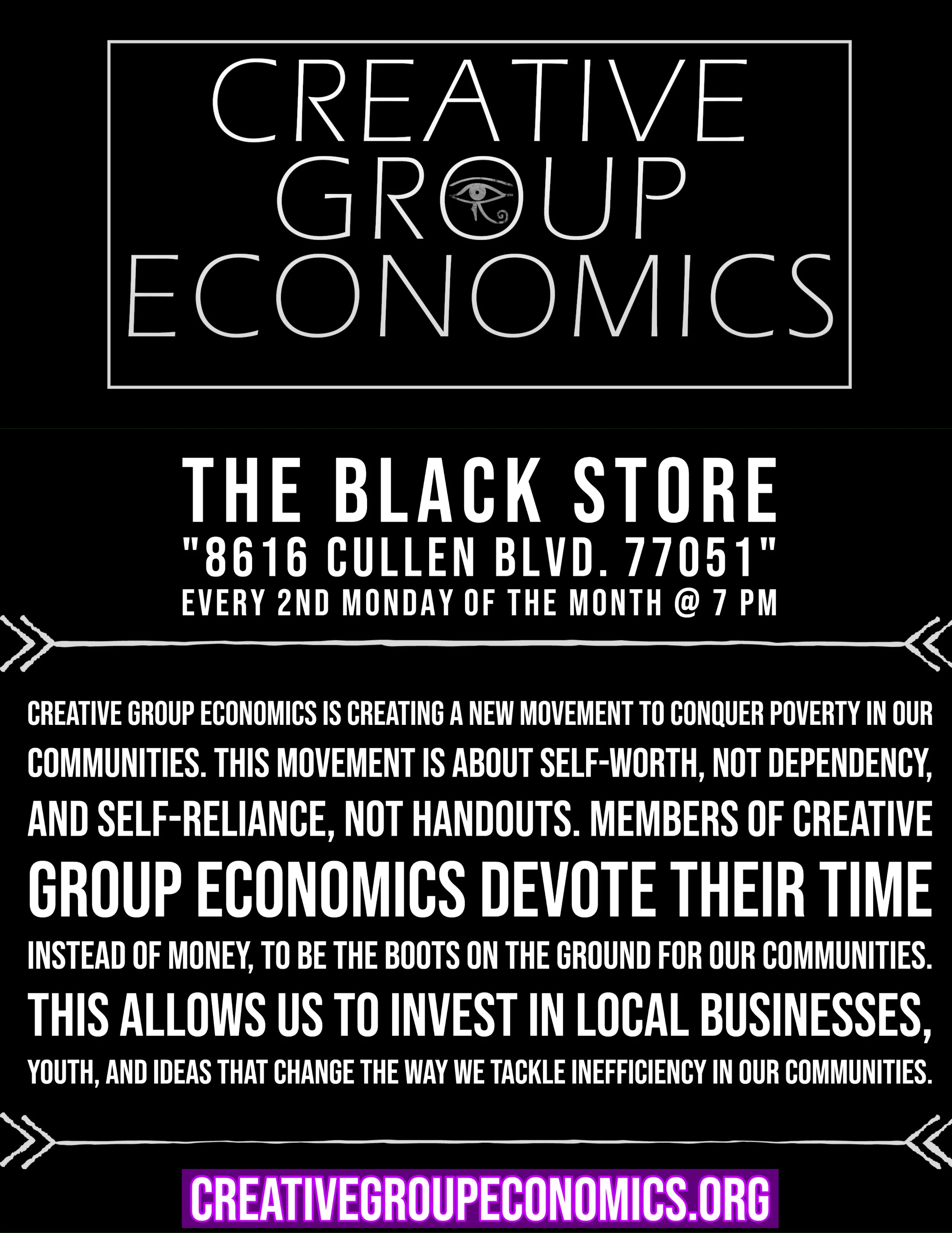 Creative Group Economics- The Black Agenda — SHAPE COMMUNITY CENTER