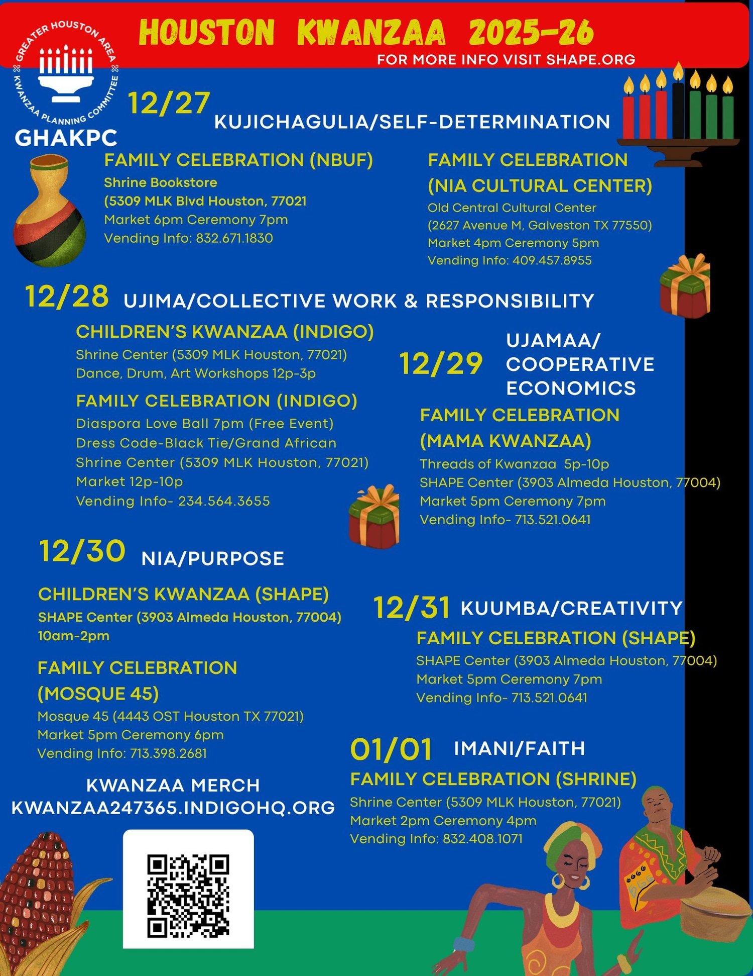 Upcoming Events — SHAPE COMMUNITY CENTER