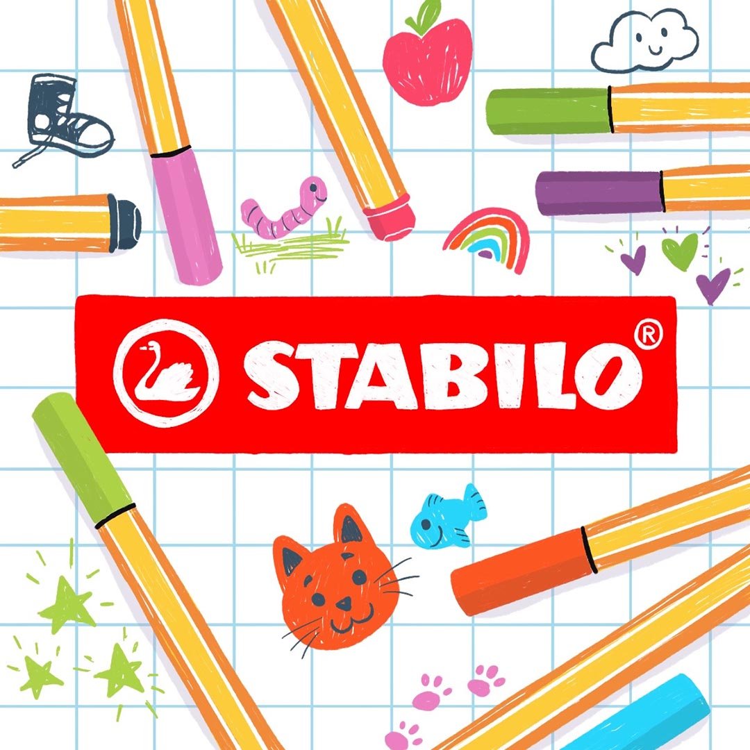 MATT SCHIAVONE —Stabilo Sticker Designs