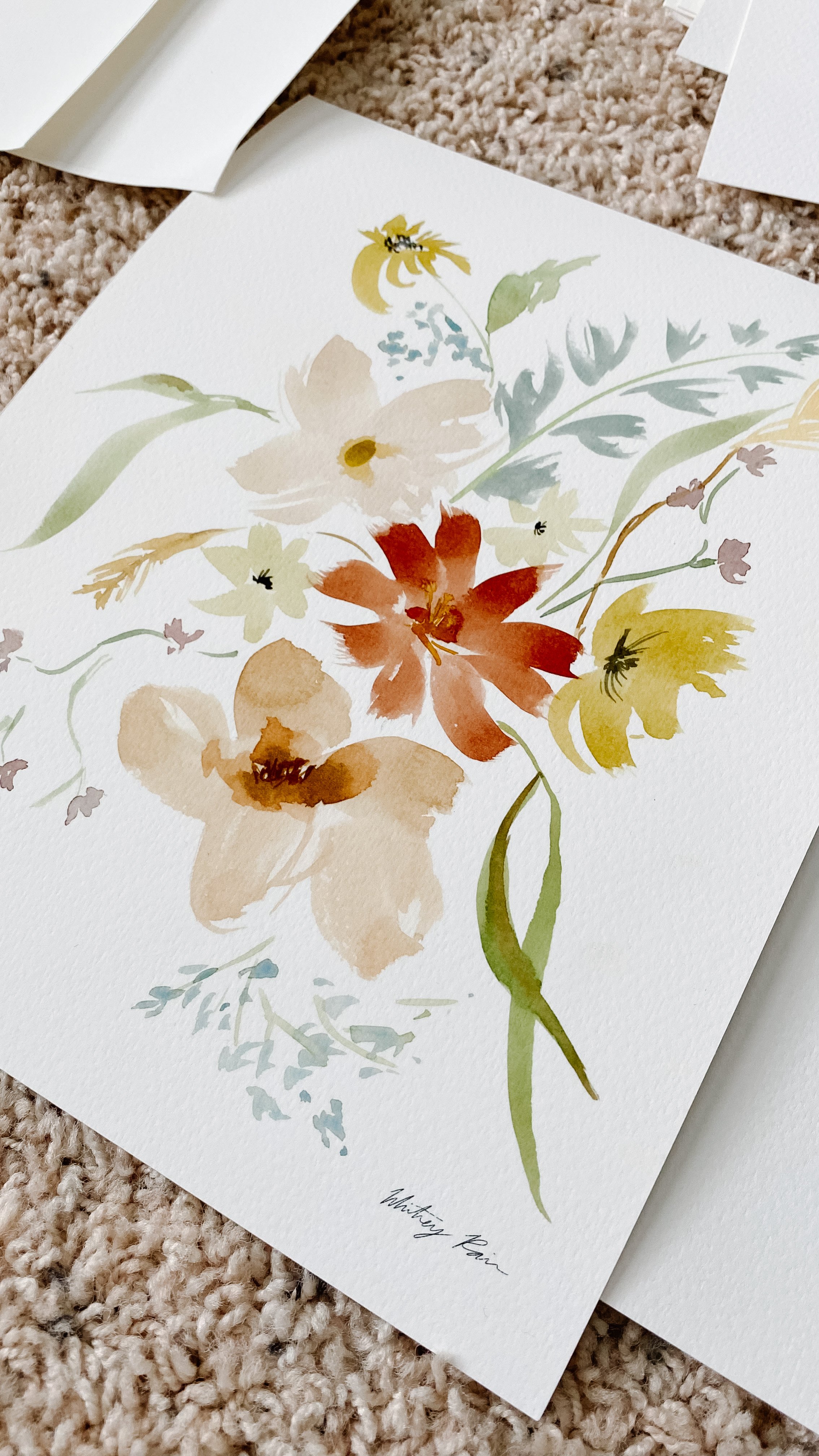 "Seasons of Change" Watercolor Print — WHITNEY RAIN STUDIO