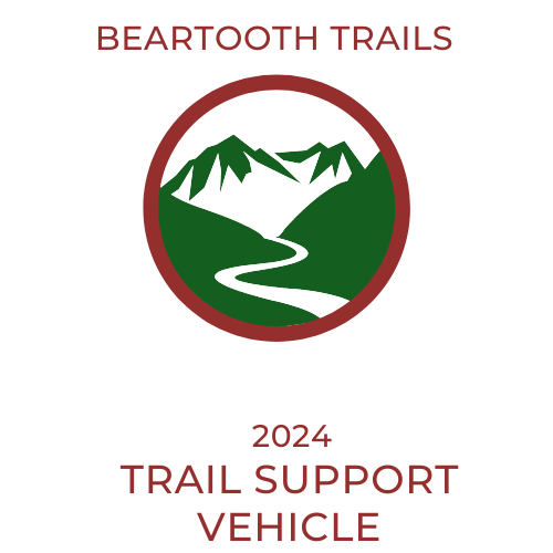 Trail Support Vehicle Sticker — Beartooth Trails