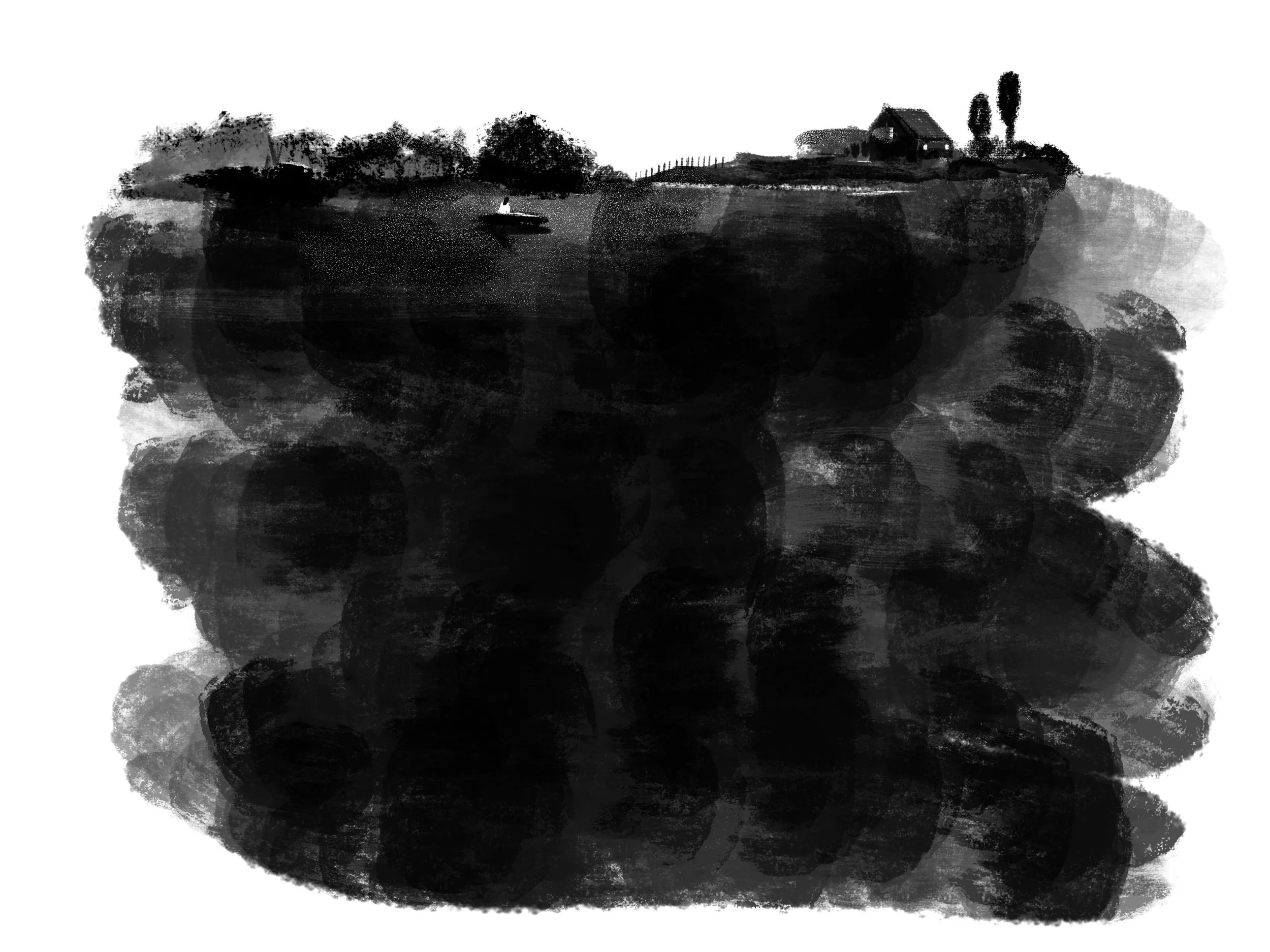 Isolation Landscapes — Fay Troote Illustration