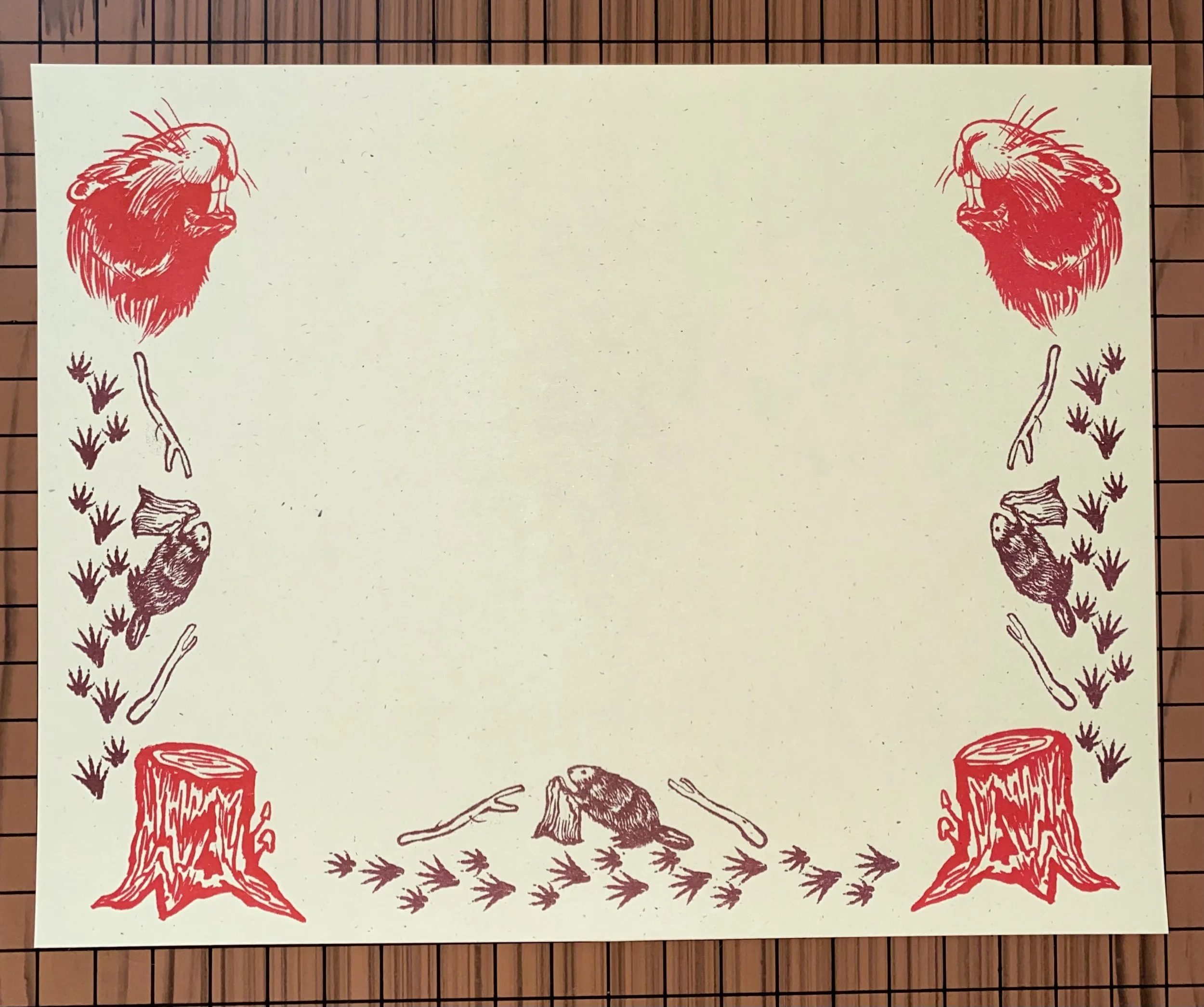 Beaver Stationery Set — Mary Tremonte