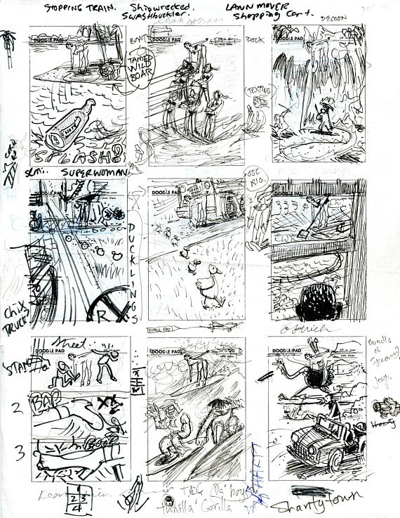 Sketches/Preliminary Art — David Jablow