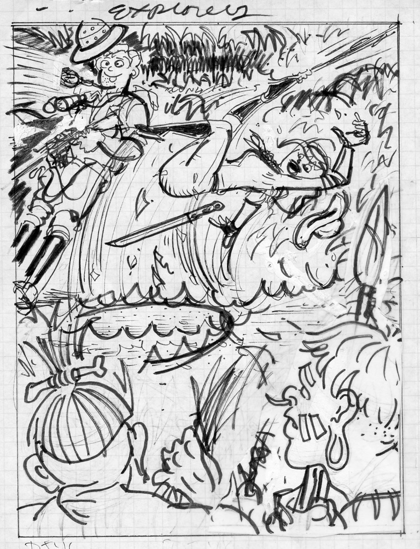 Sketches/Preliminary Art — David Jablow