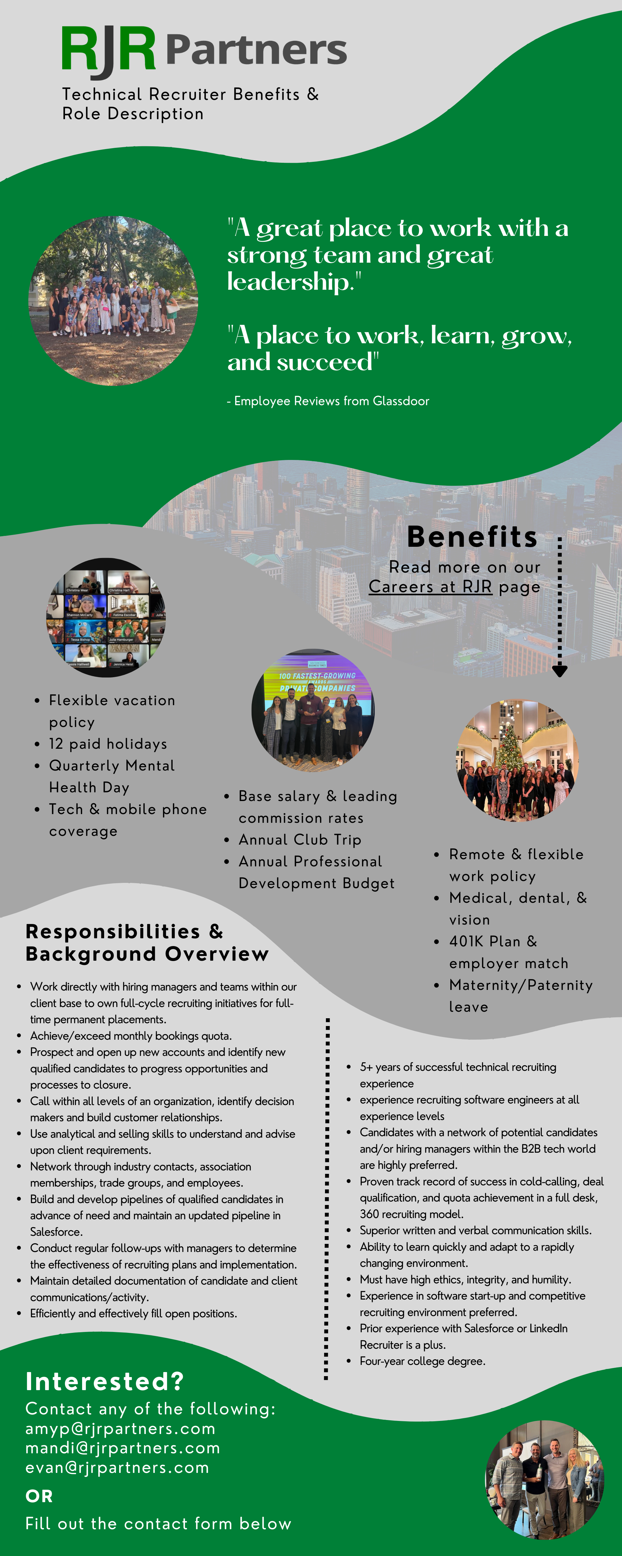 Technical Recruiter Job Description - RJR Partners | Bay Area Executive ...