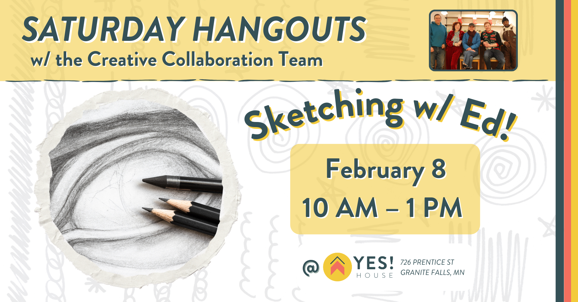 Saturday Hangouts w/ the Creative Collaboration Team: Sketching w/ Ed ...