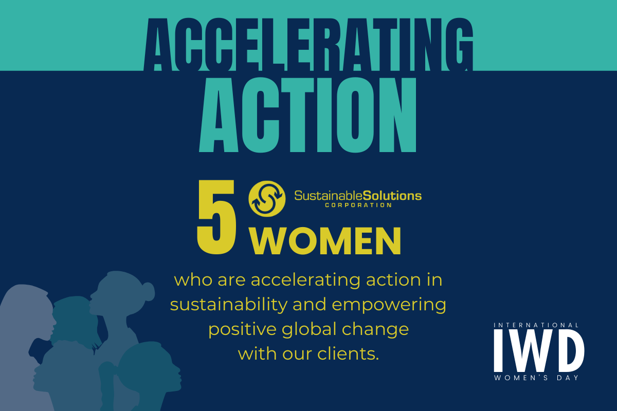 Women Accelerating Action in Sustainability — Sustainable Solutions ...