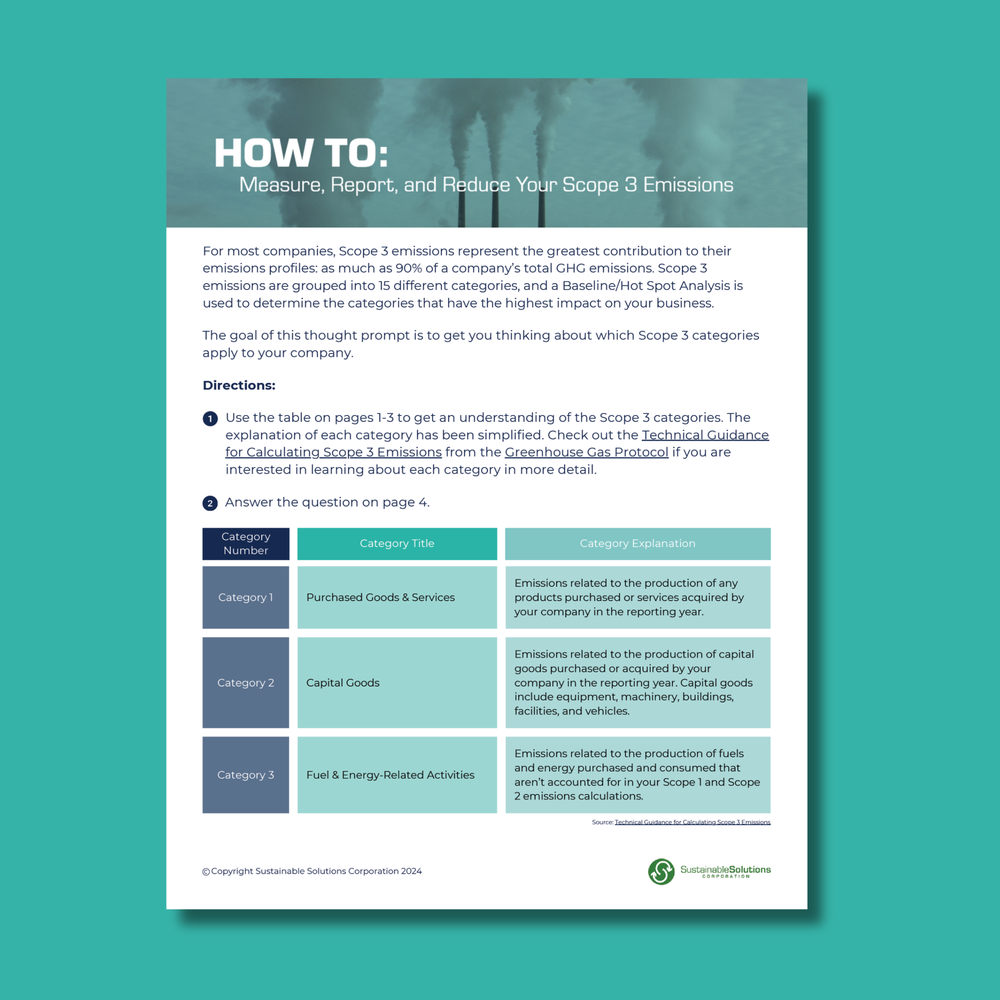 Resources: How to Measure, Report, and Reduce Scope 3 Emissions ...
