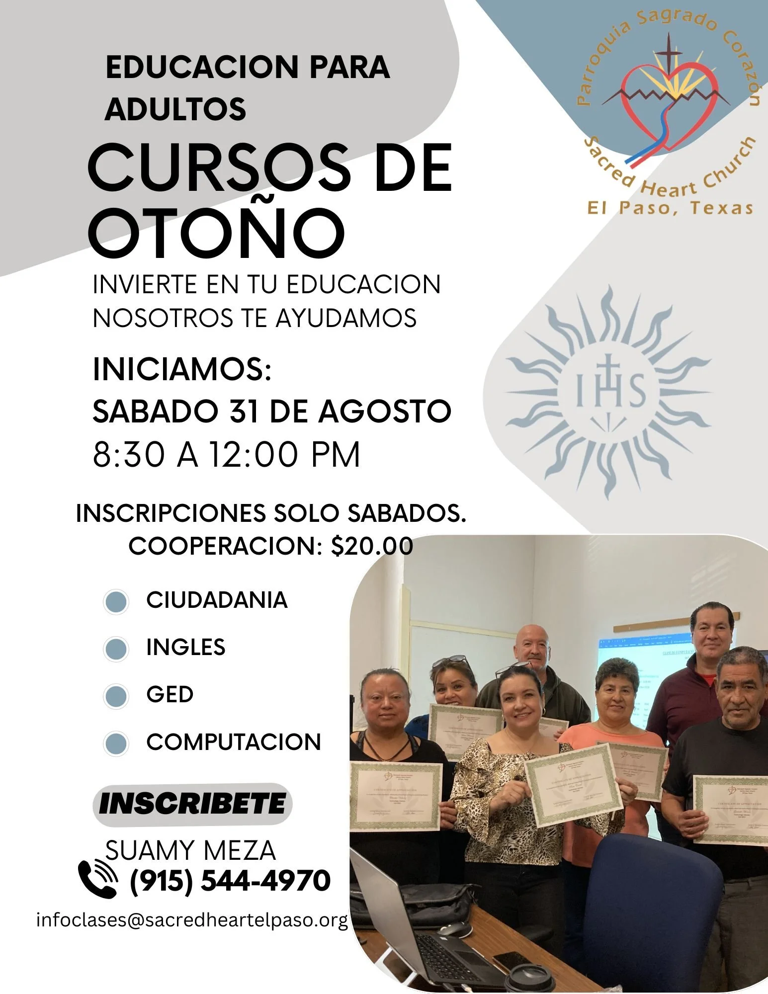 Pastoral Ministry: Adult Education — Sacred Heart Church