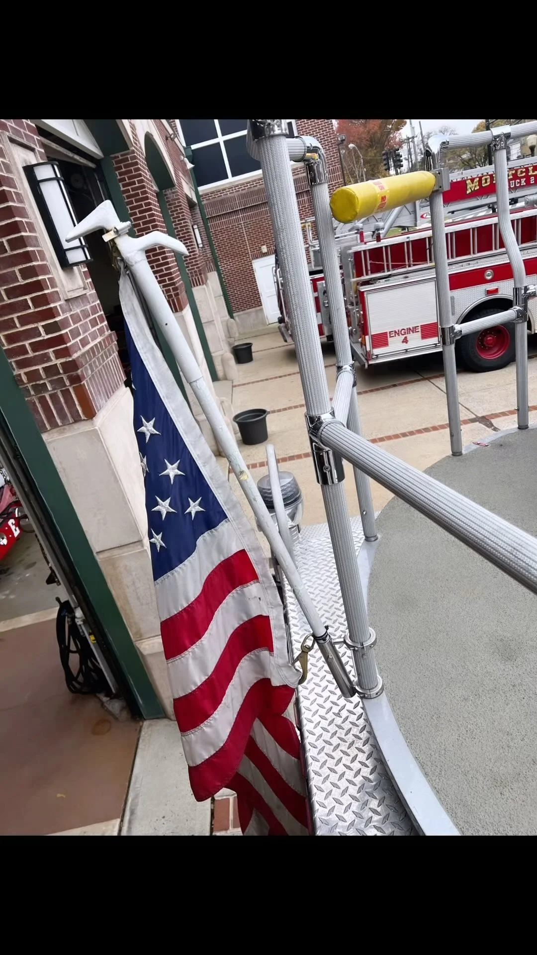 Quick Release Flag Pole Mount — First Due Fabrication