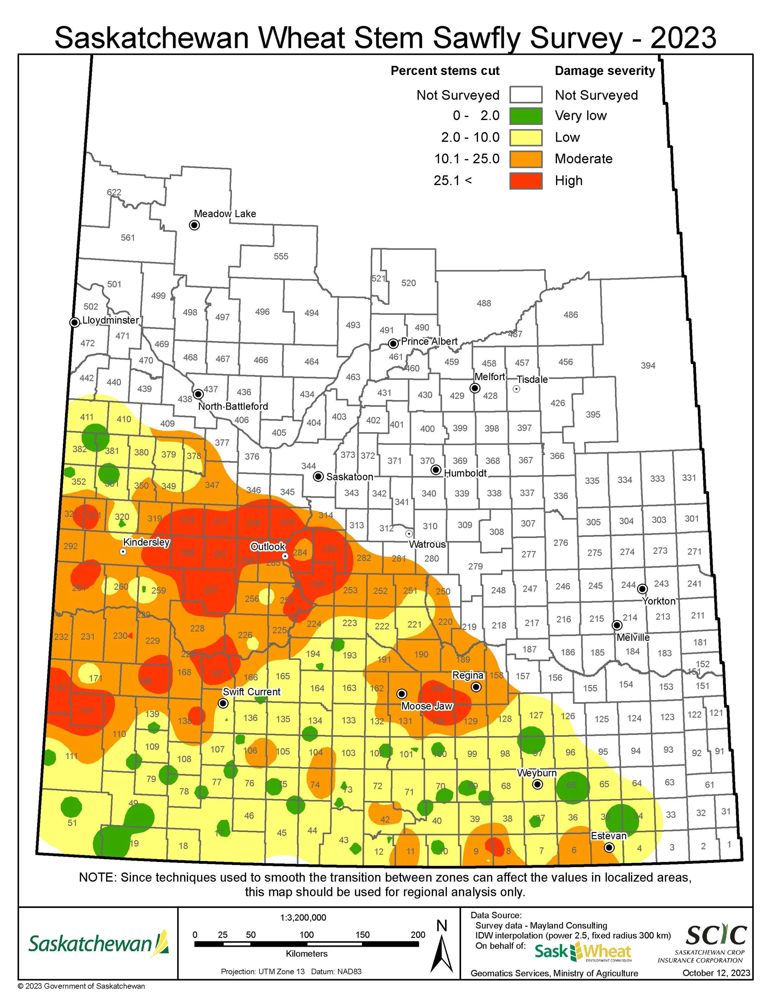 Wheat Stem Sawfly Resources — Sask Wheat Development Commission