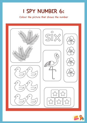 I Spy Number 6 — ZooMoo