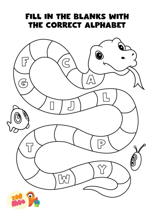 Alphabets - Snake — ZooMoo