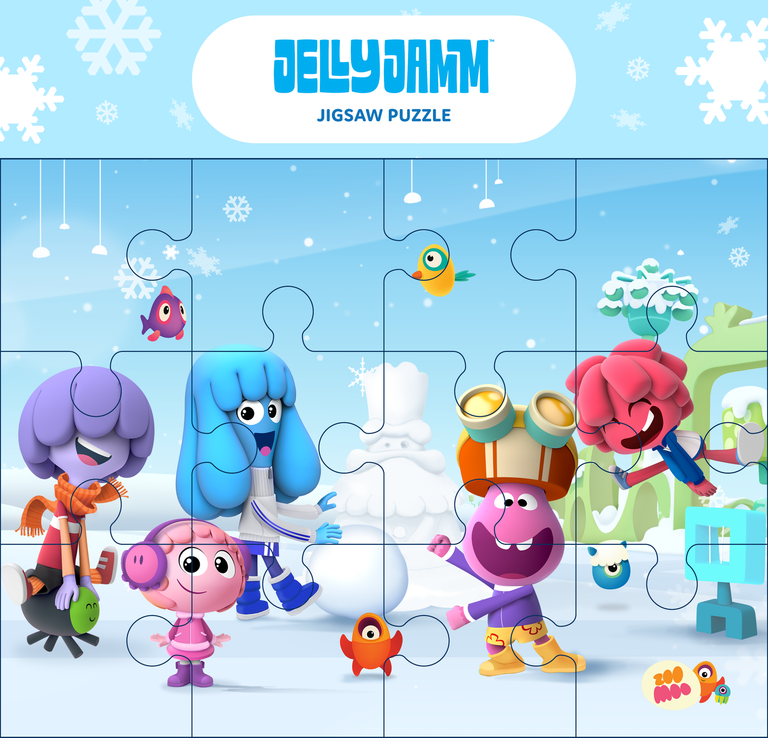 Jelly Jamm Christmas Puzzle 1 — ZooMoo