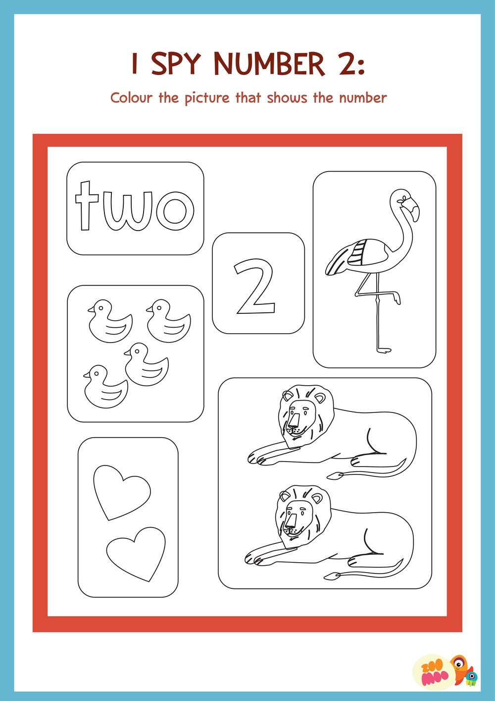 I Spy Number 2 — ZooMoo