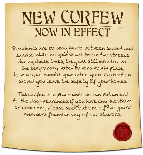 New Curfew In Effect — Of Metal And Magic